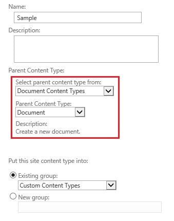 How To Create SharePoint Content Types