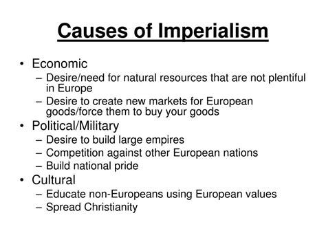 Ppt Imperialism Dominance And Influence In The Age Of Empires