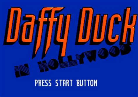 Daffy Duck In Hollywood Play Sega Genesis Games Online