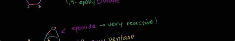 How To Work With Cyclic Ethers And Name Epoxides In Physical Chemistry