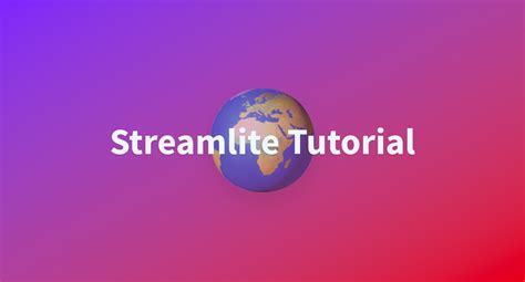 Wanne8384streamlitetutorial At Main Wanne8384streamlitetutorial At Main
