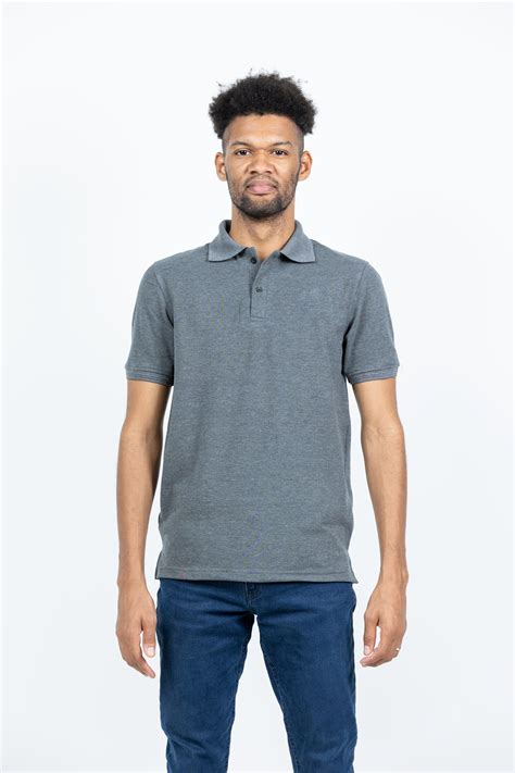 Grey Polo T Shirt