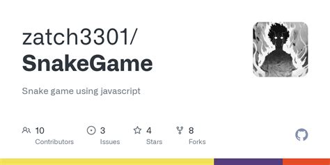 GitHub Zatch SnakeGame Snake Game Using Javascript