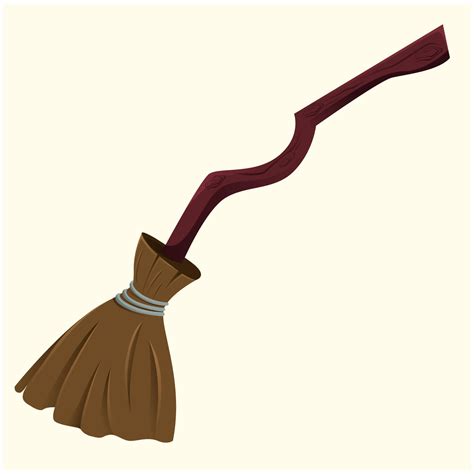 Collection Of Brooms Concept Cartoon Broom In Different Halloween