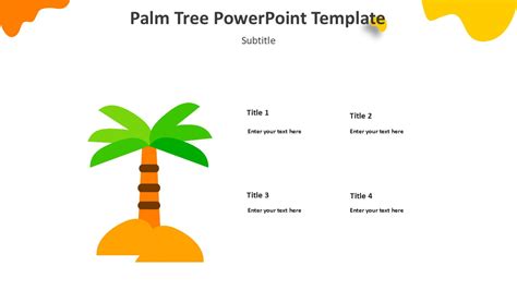 Palm Tree PowerPoint Template Slidevilla