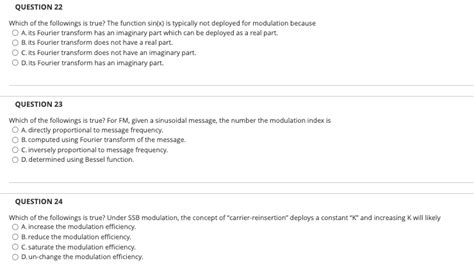 solved which of the followings is true the function sin x