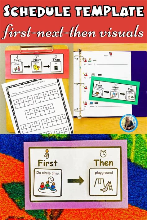 Editable Visual Schedule Templates For Autism Caroline Koehl