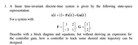 A Linear Time Invariant Discrete Time System Is Given Chegg Com