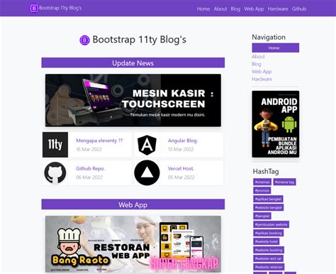 Bootstrap 11ty Eleventy Blog Free Download