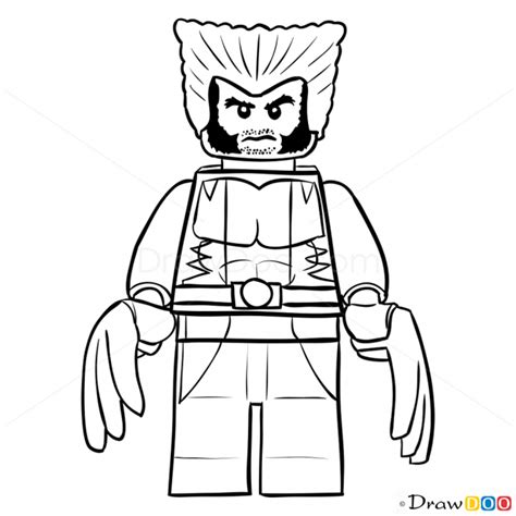 How To Draw Wolverine Lego Super Heroes Artofit