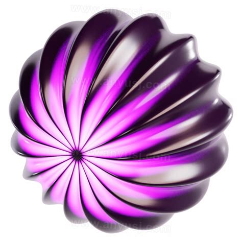 50款3d科幻科技未来紫色抽象艺术能量球几何元素png免扣icon图标插画插图obj模型设计套装abstract Cosmic Purple 3d Icon Pack 第7357期 安鱼