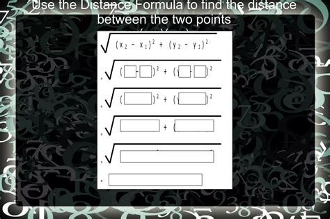 Distance Formula And Pythagoreom Theorem Odp