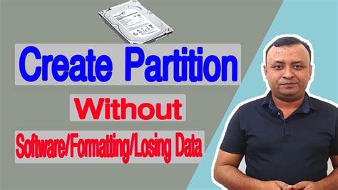 How To Create Partition Without Software And Without Losing Data Bangla Youtube