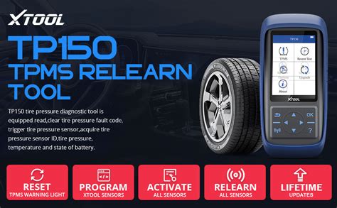 Xtool Tp150 Tpms Relearn Tool 2024 Newest Version Tire Pressure Light Reset All