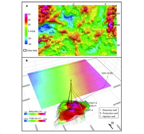 A Free Air Anomaly At Sea And Bouguer Anomaly On Land Over The