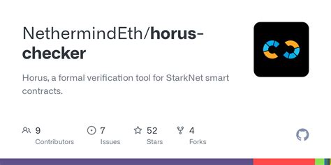 Github Nethermindethhorus Checker Horus A Formal Verification Tool