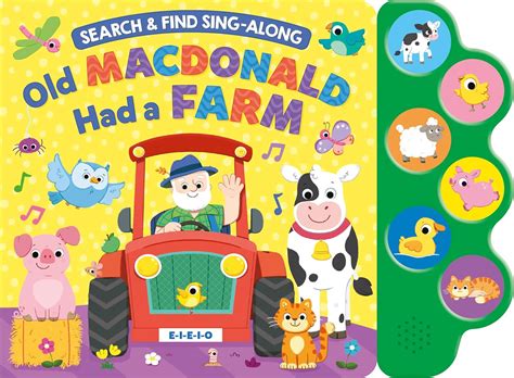 Search And Find Old Macdonald Had A Farm Song Book Sing