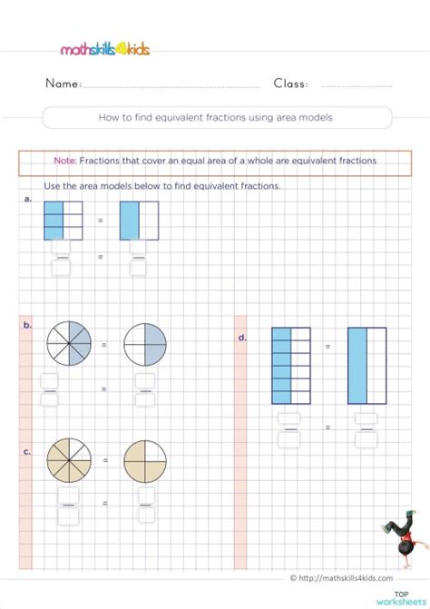 Equivalent Fraction Interactive Worksheet Topworksheets