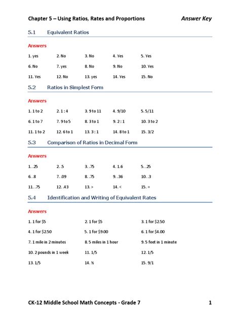 answer key ck 12 chapter 05 middle school math concepts grade 7