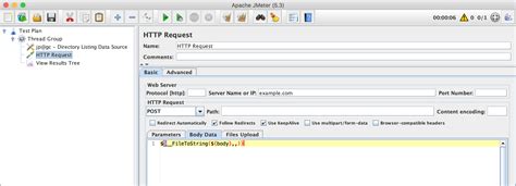 Soap Jmeter How Load Body Text From File Directory Stack
