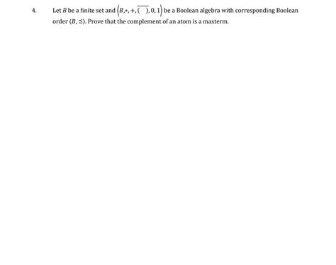 Solved Discrete Math Let B be a finite set and 𝐵 Chegg