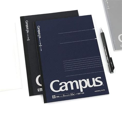 Kokuyo B5 Campus Notebook Navy 6mm Dotted Line 50 Sheet 5bt Db