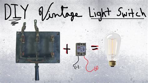 DIY Frankenstein Light Switch Knife Switch And Relay YouTube
