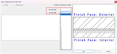 layer wrapping at wall ends archline xp
