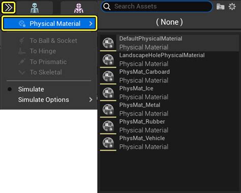 Physical Materials User Guide For Unreal Engine Unreal Engine 55