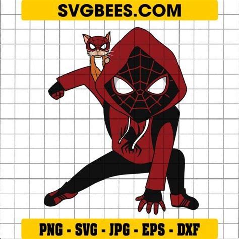 Spider Man Miles Morales Svg Miles Morales Svg Spider Man Svg