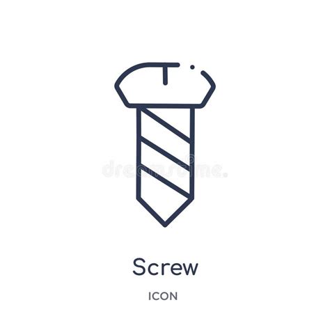 Linear Icon From Construction Tools Outline Collection Thin Line Vector Isolated On White