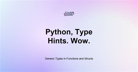 Generic Types In Functions And Structs Codeforgeek