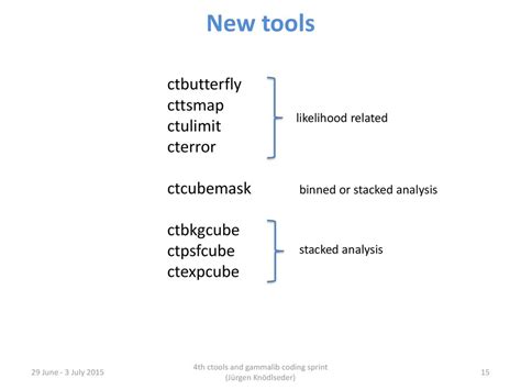 4th Coding Sprint Short Intro Into GammaLib And Ctools Concepts Ppt Download