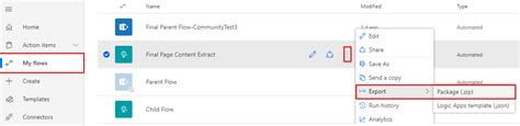 How To Export And Import Ms Flow Microsoft Flow Code Sharepoint