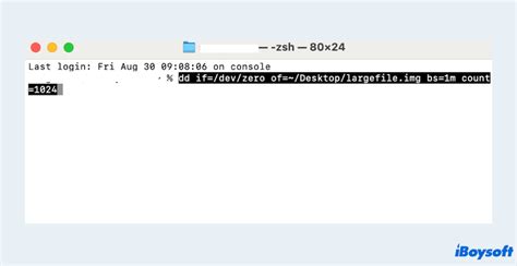 How To Create Large Files On Mac Quick Methods
