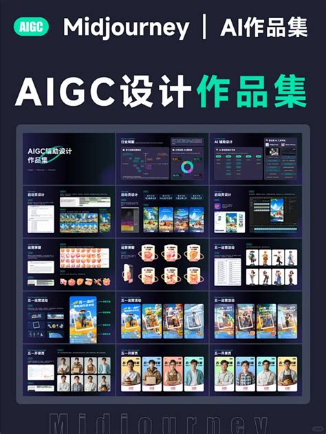 【aigc】17 页 Ai 辅助设计作品集 小红书