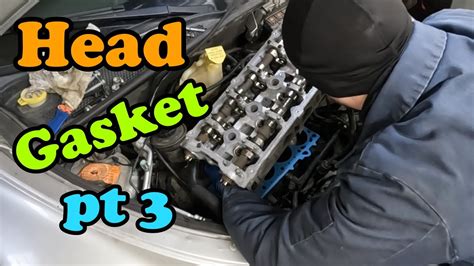 PT Cruiser Head Gasket Replacement Part 3 Installing The Head - YouTube