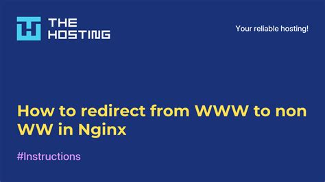 how to redirect from to non ww in nginx