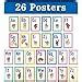 Amazon Carson Dellosa Sign Language Posters ASL Alphabet