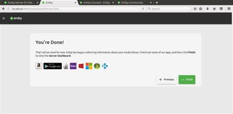 How To Install And Setup Emby Media Server On Ubuntu Linux