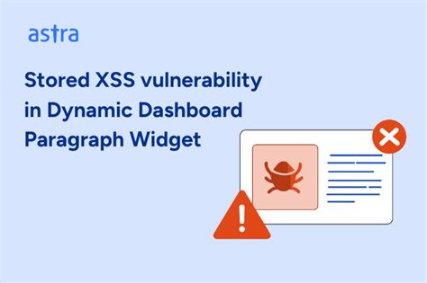 Stored Xss Vulnerability In Dynamic Dashboard Paragraph Widget Astra