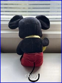 Vintage 1970s Mickey Mouse Plush Rare Disney Collectible Disney