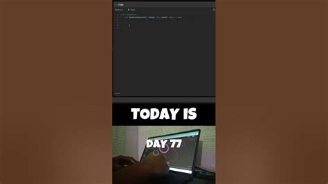 day 77 😃🍃💻😶‍🌫️ how programmers code coding codingdays enjoy youtube