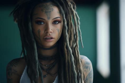 Premium Photo The Girl With The Dreadlocks