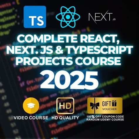 Complete React Nextjs And Typescript Projects Course 2025 Learn React Nextjs And Typescript