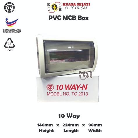 TC Surface PVC MCB DB BOX Way To Way Consumer Unit Consumer Box Shopee Malaysia