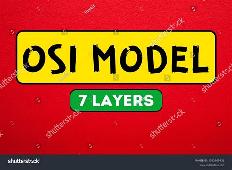 Osi Model Open Systems Interconnection Stock Illustration