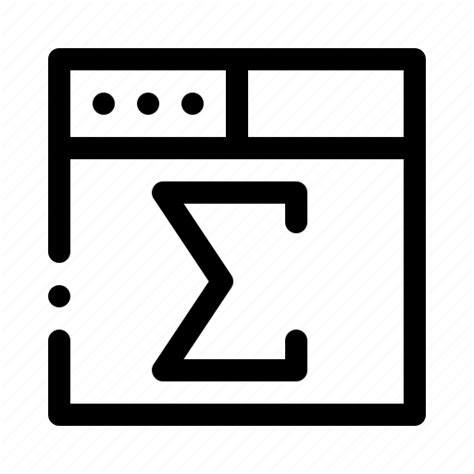 Sigma Total Mathematics The Sum Of Icon Download On Iconfinder