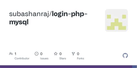 Github Subashanrajlogin Php Mysql