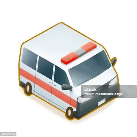 보안 경찰관 밴 빨간 사이렌 구급차 자동차 차량 등색 만화 아이콘 래스터 일러스트 수채화에 대한 스톡 벡터 아트 및 기타 이미지